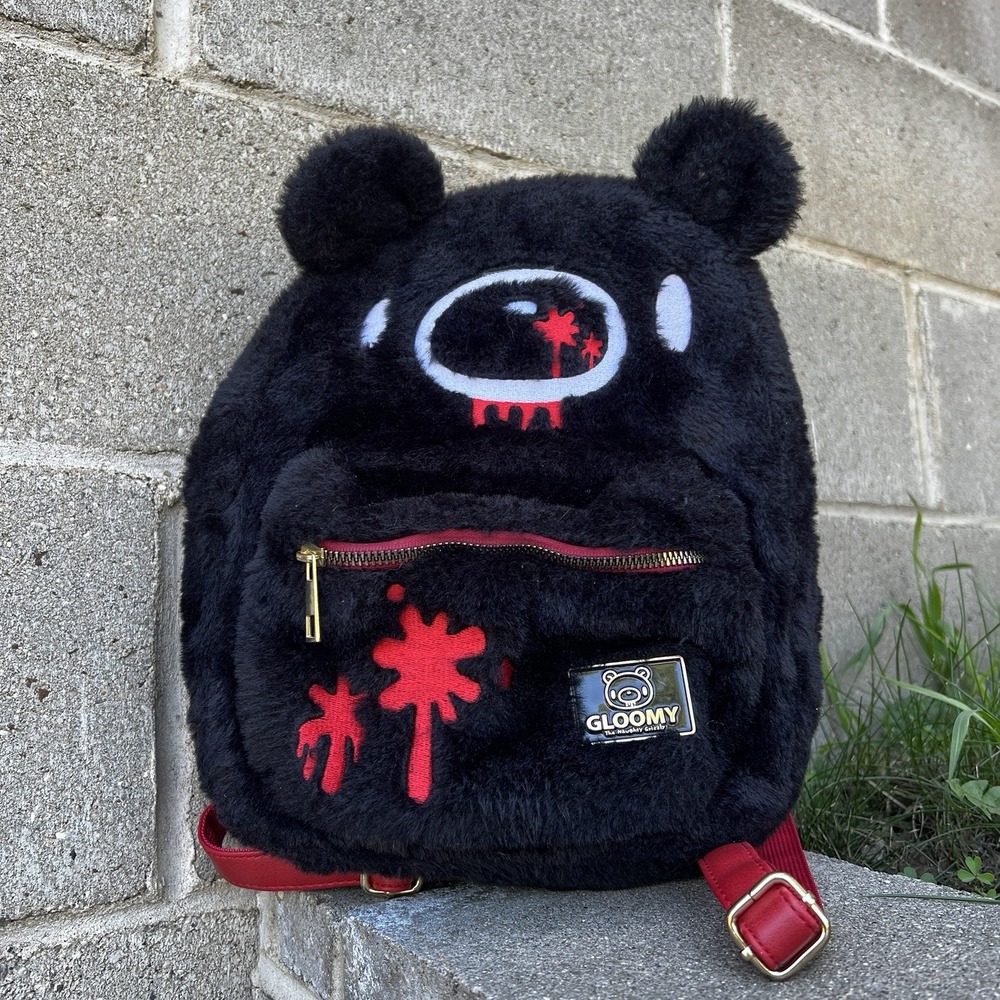 Bioworld Gloomy Bear Mori Chack Black Fuzzy Plush Min… - Gem